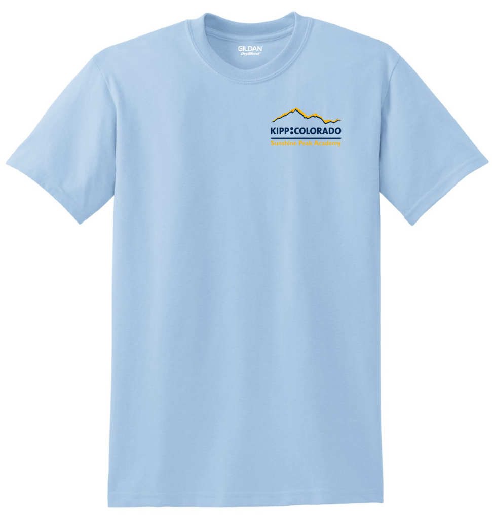 KSPA Light Blue t-shirt - KIPP Colorado Public Schools